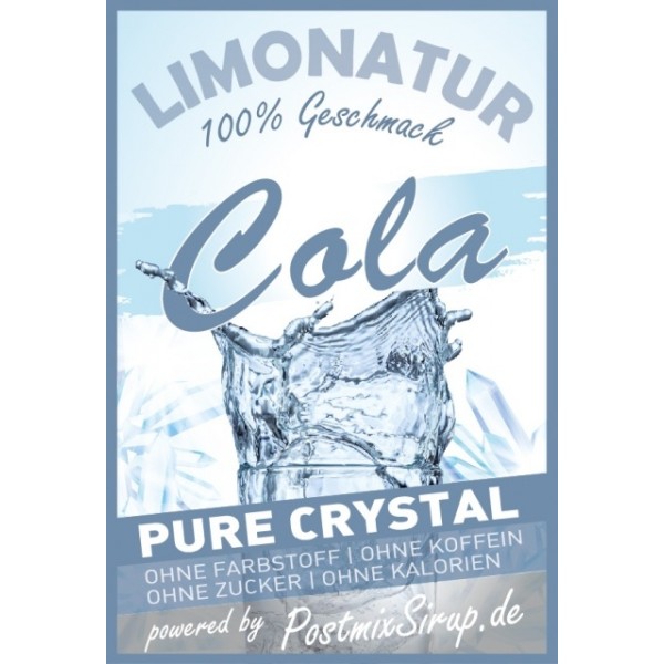 Cola Pure Crystal Postmix 10l - Cola - Softdrinks & Limonaden ...